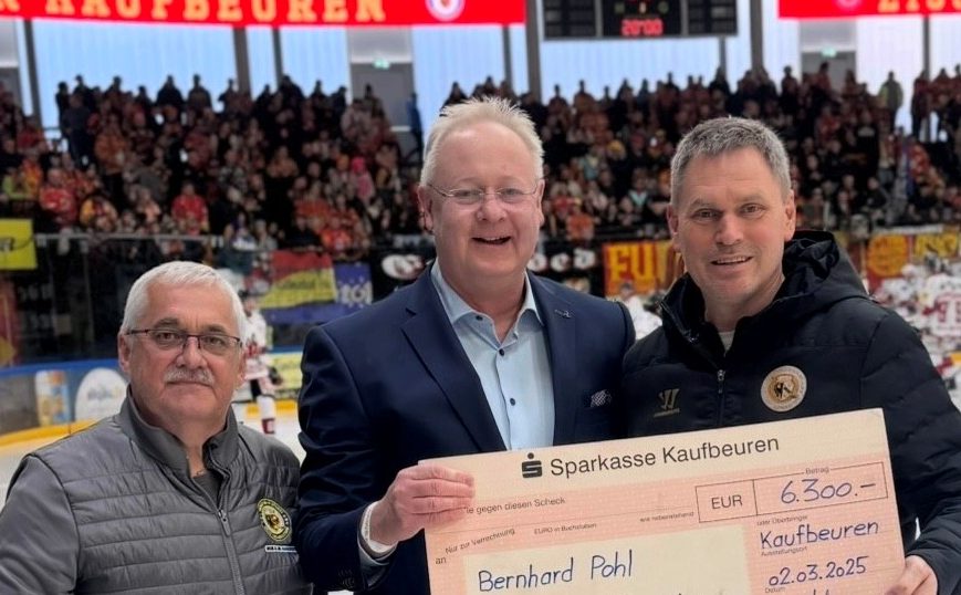 Spendenübergabe ESVK-Nachwuchs – Bernhard Pohl